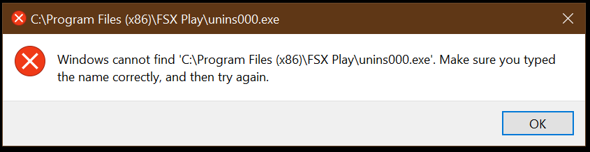 FSX Software Error Message Uninstalling Application – Foresight Sports FSX Software Error Message Uninstalling Application – Foresight Sports